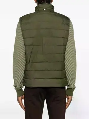 BOSS Quilted Logo-print Gilet