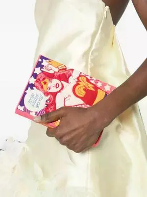 OLYMPIA LE-TAN Wonder Woman Embroidered Clutch Bag