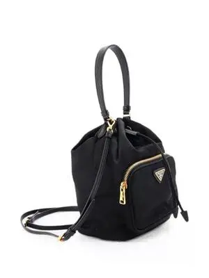 Prada Drawstring Tessuto Small Bucket Bag