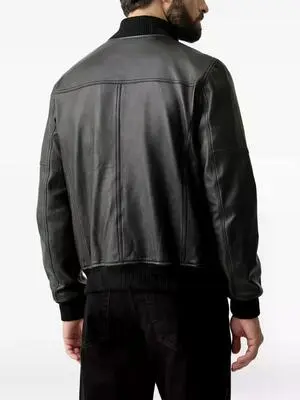 JOOP! Calf Leather Bomber Jacket