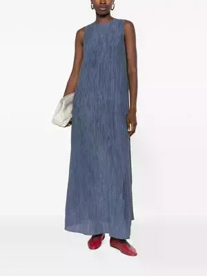 JOSEPH Crinkled Sleeveless Maxi Dress