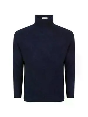 BALLANTYNE Roll Neck Sweater - Blue