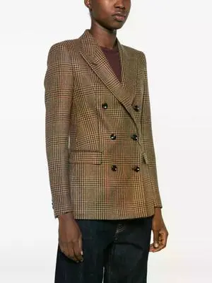 Tagliatore Double-breasted Check-pattern Jacket