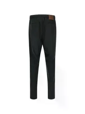 Kiton Pleated Wool Trousers - Grey