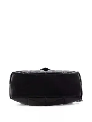 Saint Laurent Loulou Puffer Shoulder Bag Quilted Leather Small Crossbody Bag - Black