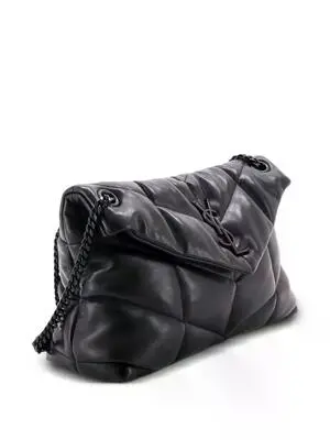 Saint Laurent Loulou Puffer Shoulder Bag - Black