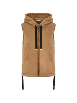 Max Mara Padded Vest - Brown