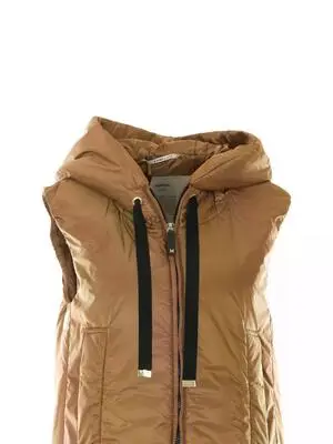 Max Mara Padded Vest - Brown