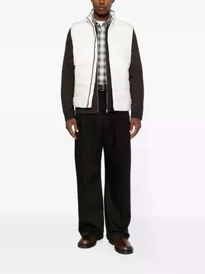 BOSS Quilted Gilet - White