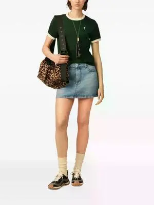 AMI Paris Mini Cotton Skirt