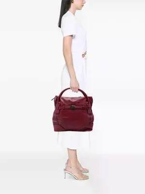 Burberry 2000-2017 Leather Bartow Satchel