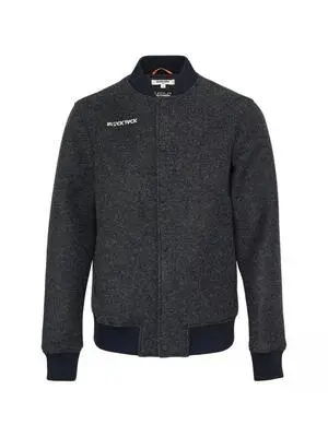 BLACKJACK Logo-embroidered Varsity Jacket