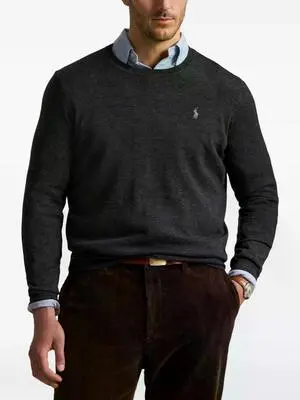 Polo Ralph Lauren Embroidered Pony Crew-neck Sweater