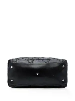 Dior 2009 Lambskin Cannage Polochon Granville Satchel