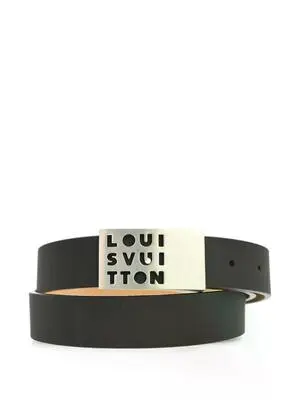LOUIS VUITTON 2003 Ceinture Lst Cut Belt - Black
