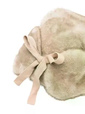 P.a.r.o.s.h Trapper Hat With Tie Fastening - Neutrals