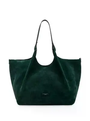 GIANNI CHIARINI Large Dua Suede Shoulder Bag - Green