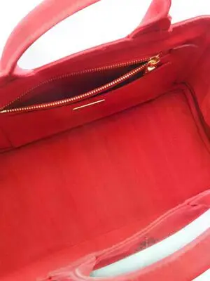 Prada Small Canvas Logo Tote Satchel