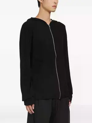 THOM KROM Distressed Knit Cardigan