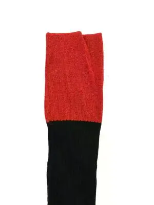 Dsquared2 Two-tone Ribbed-knit Lurex-detail Socks