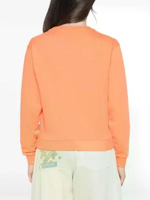 Moschino Teddy Bear Logo Print Crewneck Sweatshirt