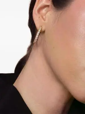 Kwiat 18k Yellow Diamond Hoop Earrings