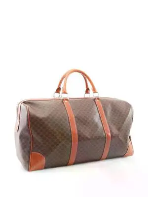Celine 2000-2026 Macadam Coated Canvas Travel Bag