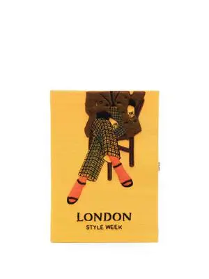 OLYMPIA LE-TAN London Style Week Book Clutch Bag - Yellow