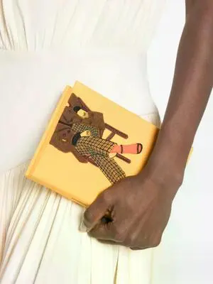 OLYMPIA LE-TAN London Style Week Book Clutch Bag - Yellow