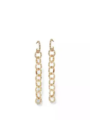 Coomi Diamond Link Drop Earrings - Gold