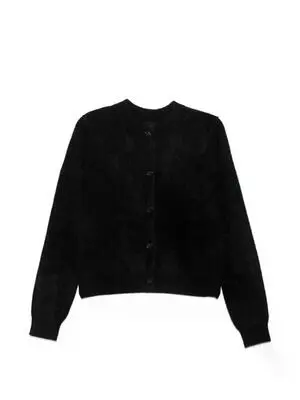 THOM KROM Brushed-knit Button-up Cardigan