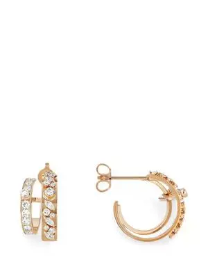 NOUVEL HERITAGE Under The Stars Diamond Hoop Earrings