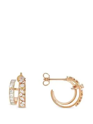 NOUVEL HERITAGE Under The Stars Diamond Hoop Earrings