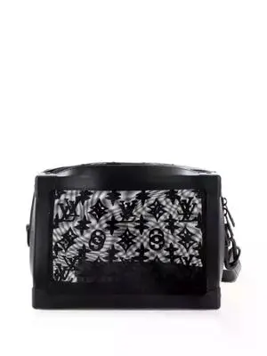 LOUIS VUITTON Soft Trunk Bag Monogram See Through Mesh Crossbody Bag