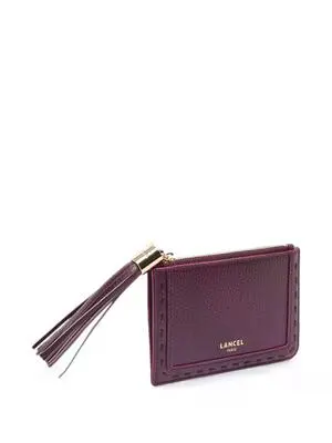 LANCEL Premier Flirt Leather Cardholder - Green