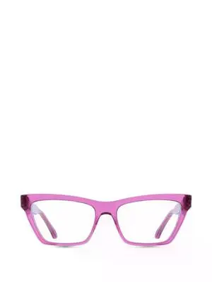 FERRAGAMO Gancini Cat-eye Glasses - Pink