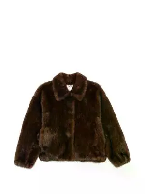 VALENTINI 1972 Faux Fur Jacket - Brown