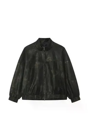 FIVE CM Faded Effect Zip-up Jacket