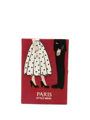 OLYMPIA LE-TAN Paris Style Week Clutch Bag Red