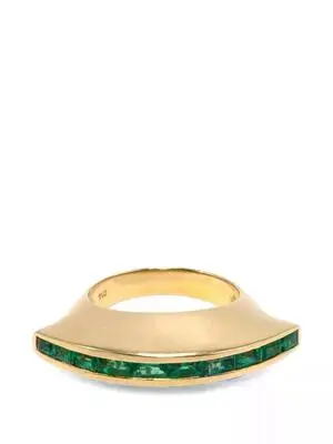 JENNA BLAKE Eclipse Emerald Ring - Gold