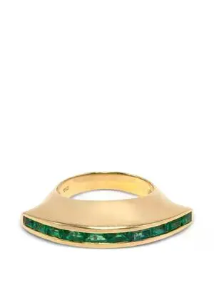 JENNA BLAKE Eclipse Emerald Ring - Gold