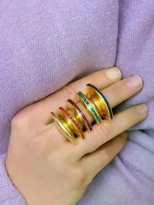 JENNA BLAKE Eclipse Emerald Ring