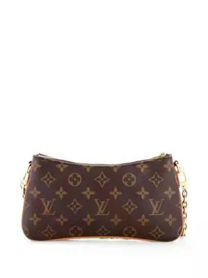 LOUIS VUITTON Liv Pochette Monogram Canvas Crossbody Bag - Brown