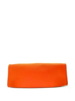 Hermès Herbag Zip Leather And Toile 39 Satchel - Brown