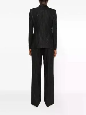 Tagliatore Pinstripe Sequin-embellished Suit