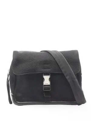 Prada Mesh Buckle Messenger Bag