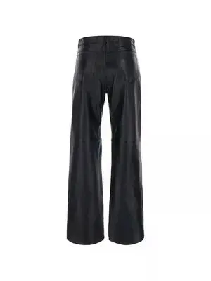 Max Mara Wide-leg Leather Trousers