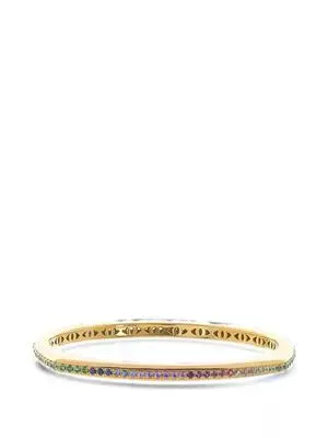 FULLORD Ghost Rainbow-sapphire Bracelet In 18k Yellow