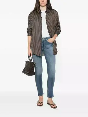 DONDUP Belt-loop Faded Jeans