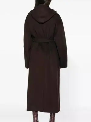 Sportmax Hooded Belted Coat